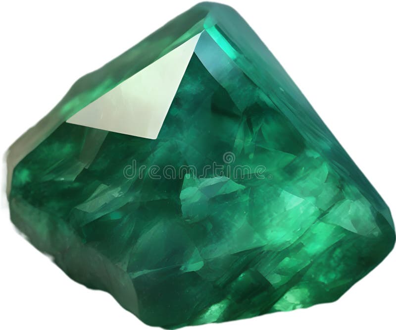 Emerald Stone, Colorful Gemstone Clipart. AI-Generated. Stock Photo ...