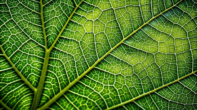Emerald Symphony: a Study in Leaf Textures AI Generated Stock ...