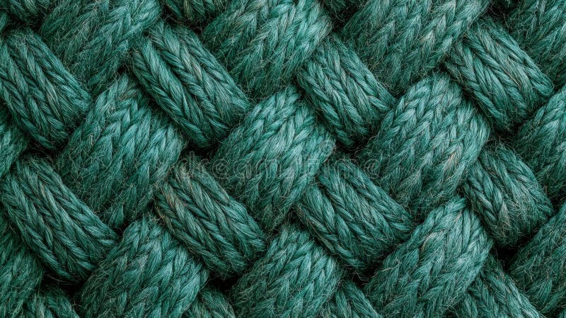 An Emerald Textured Background with a Fine, Braided Rope Pattern. the ...