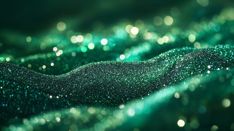 An Emerald Textured Background with a Fine, Glittering Surface. the ...
