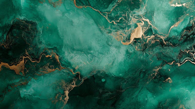 An Emerald Textured Background Showcasing a Smooth, Polished Marble ...