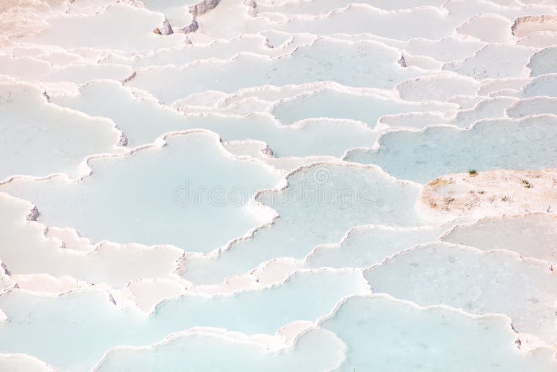 Emerald Water in White Limestone Rock. Stock Image - Image of volcanoes ...