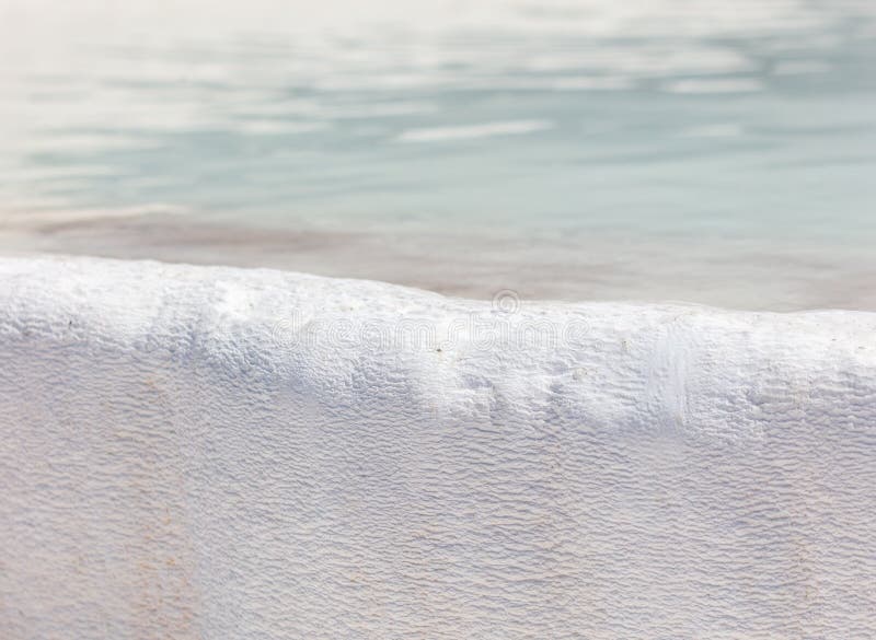 Emerald Water in White Limestone Rock. Stock Image - Image of emerald ...