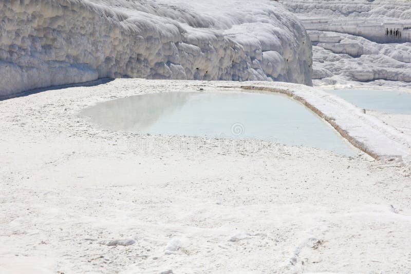 Emerald Water in White Limestone Rock. Stock Photo - Image of rock ...