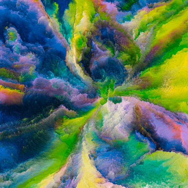 Emergence of Dynamic Textures Stock Illustration - Illustration of ...