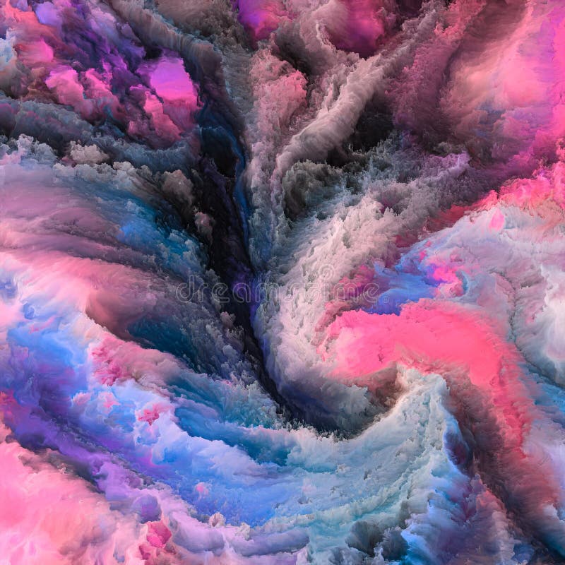 Emergence of Dynamic Textures Stock Illustration - Illustration of ...