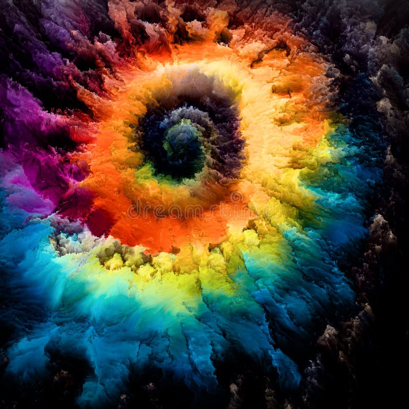 Emergence of Dynamic Textures Stock Illustration - Illustration of ...