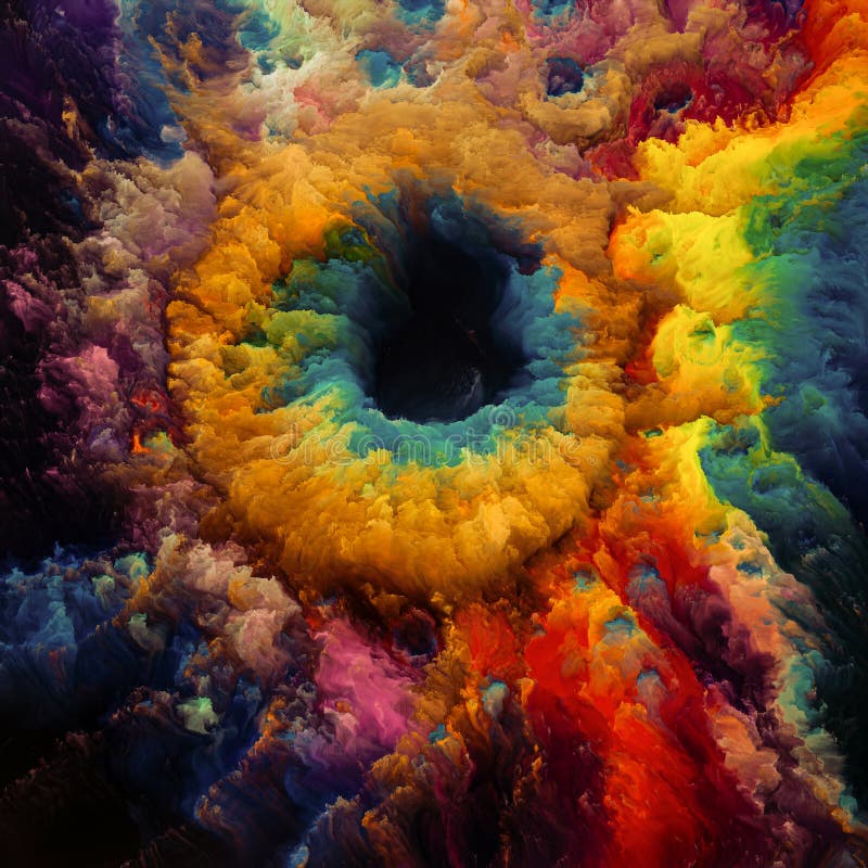 Emergence of Evolving Textures Stock Photo - Image of painterly ...