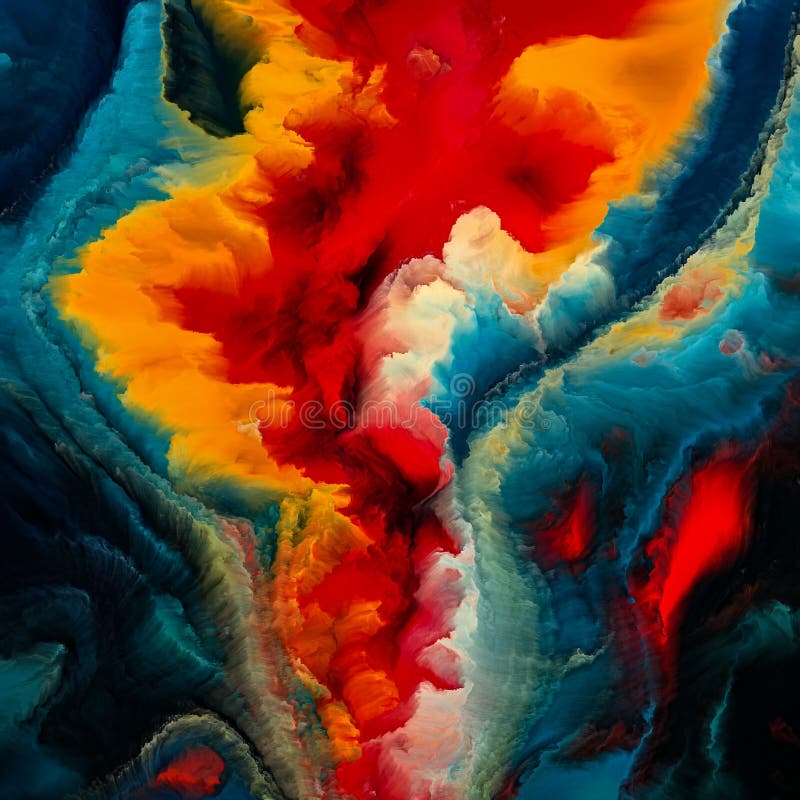 Emergence of Evolving Textures Stock Illustration - Illustration of ...