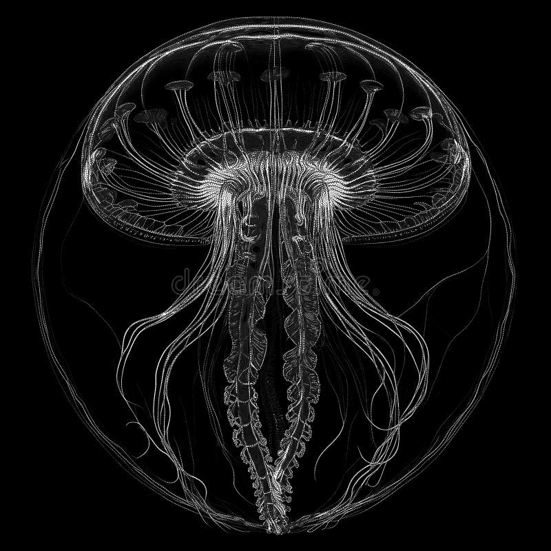 Emergence of Life Stippling Stock Image - Image of style, algorithmic ...