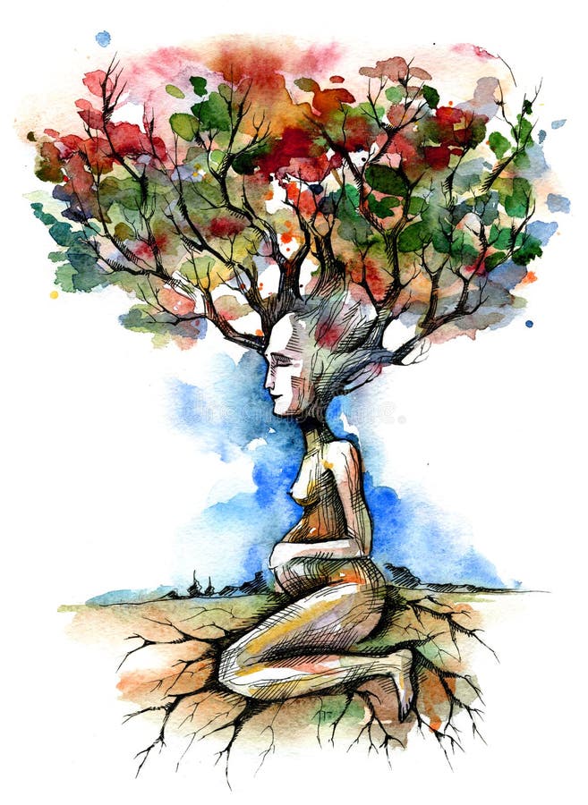 The Emergence of a New Life Stock Illustration - Illustration of ...