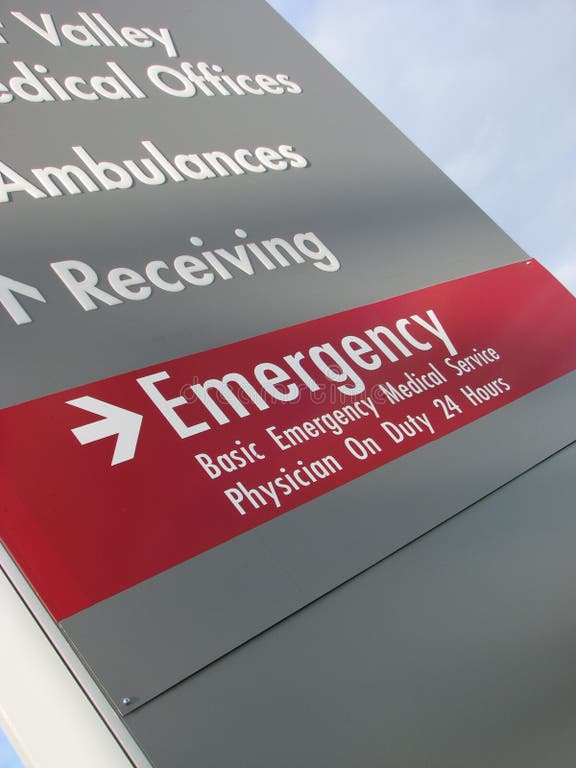 Emergency stock image. Image of care, signage, support - 4190649