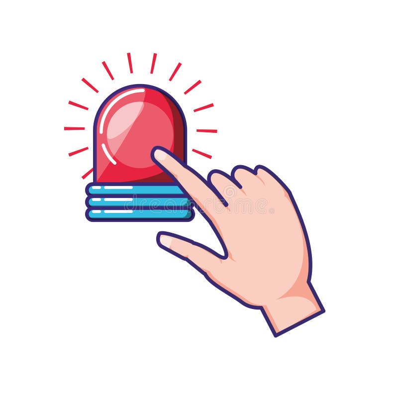 Alarm light font. stock illustration. Illustration of lamp - 187632482