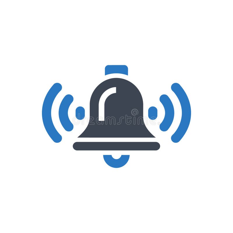 Emergency Alert Notification Icon Stock Illustration - Illustration of ...