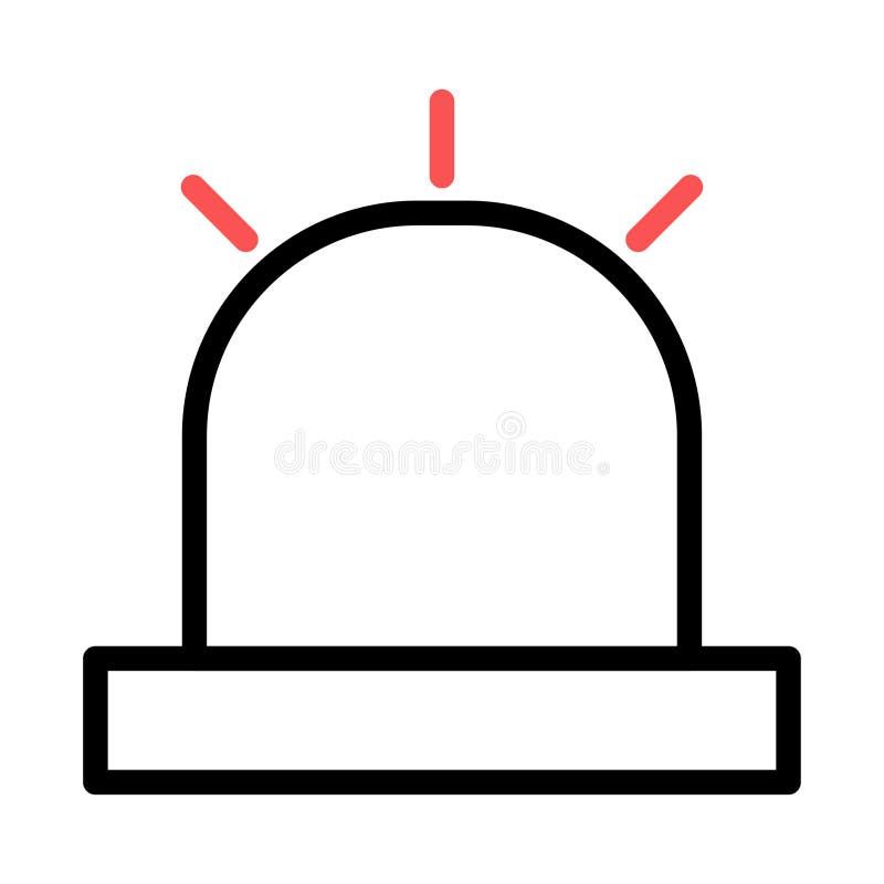 Emergency Alert Symbol Icon Design Illustration Stock Vector ...