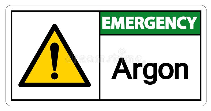 Emergency Argon Symbol Sign Stock Illustrations – 9 Emergency Argon ...