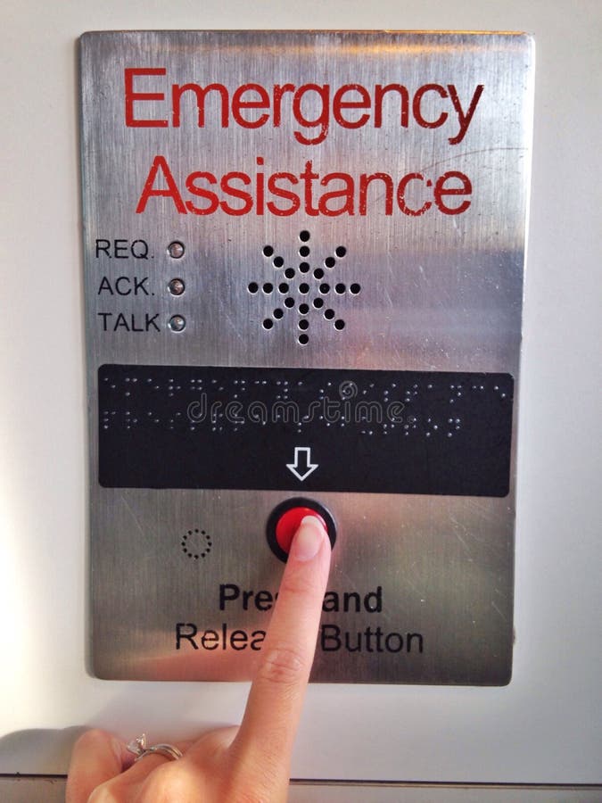 Emergency Assistance Button Stock Photo - Image of emergency, call ...
