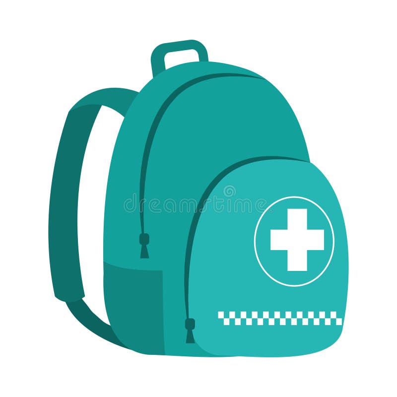 Emergency Bag icon stock vector. Illustration of isolated - 365470738