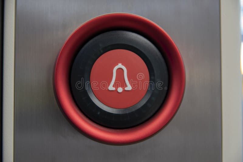 Emergency Button Inside an Intercity Train at Utrecht the Netherlands ...