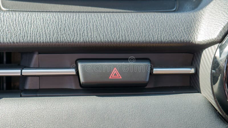 Emergency Button on Modern Car. Stock Image - Image of alarm, push ...