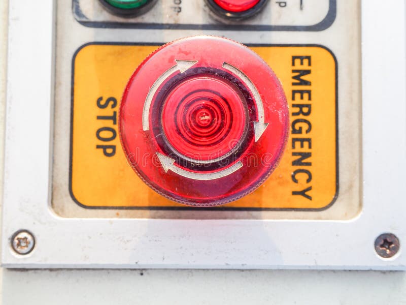 Emergency button stock photo. Image of jeopardy, hump - 69620196