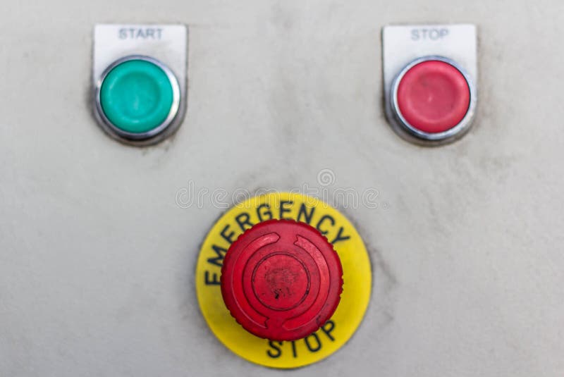 Emergency button stock photo. Image of security, safety - 49736390