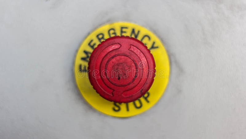 Emergency button stock image. Image of isolated, round - 49736569