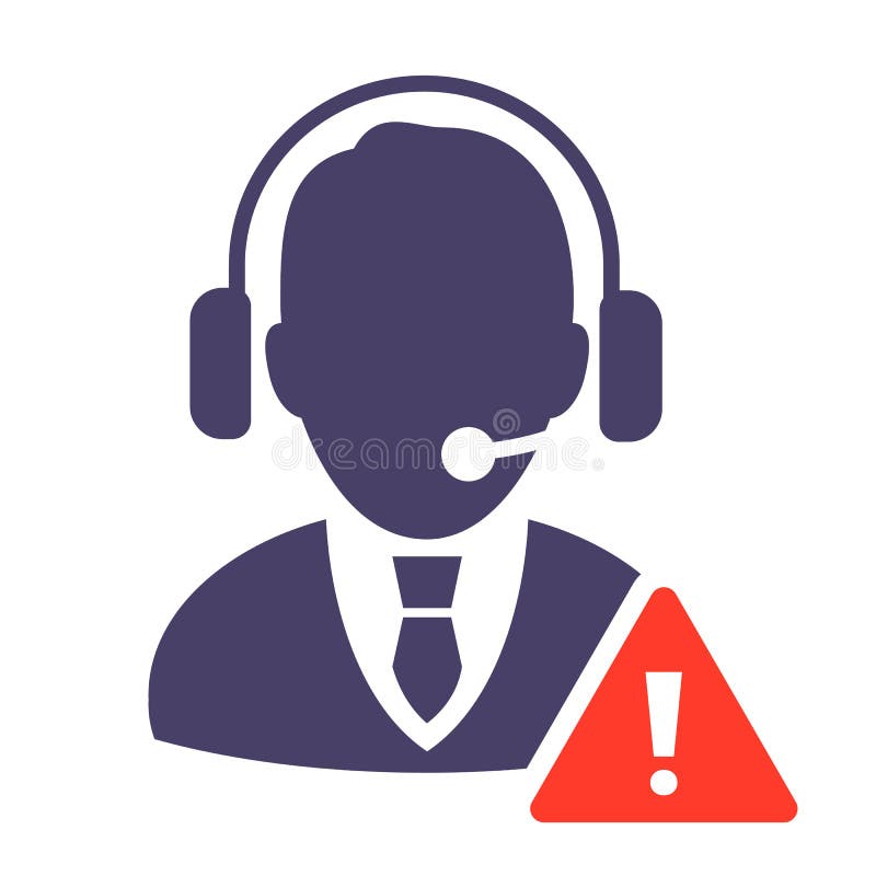 Emergency Call Center Vector Icon. Style is Bicolor Flat Circled Symbol ...