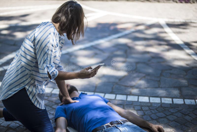 Emergency call stock photo. Image of mouth, cardiopulmonary - 96151158