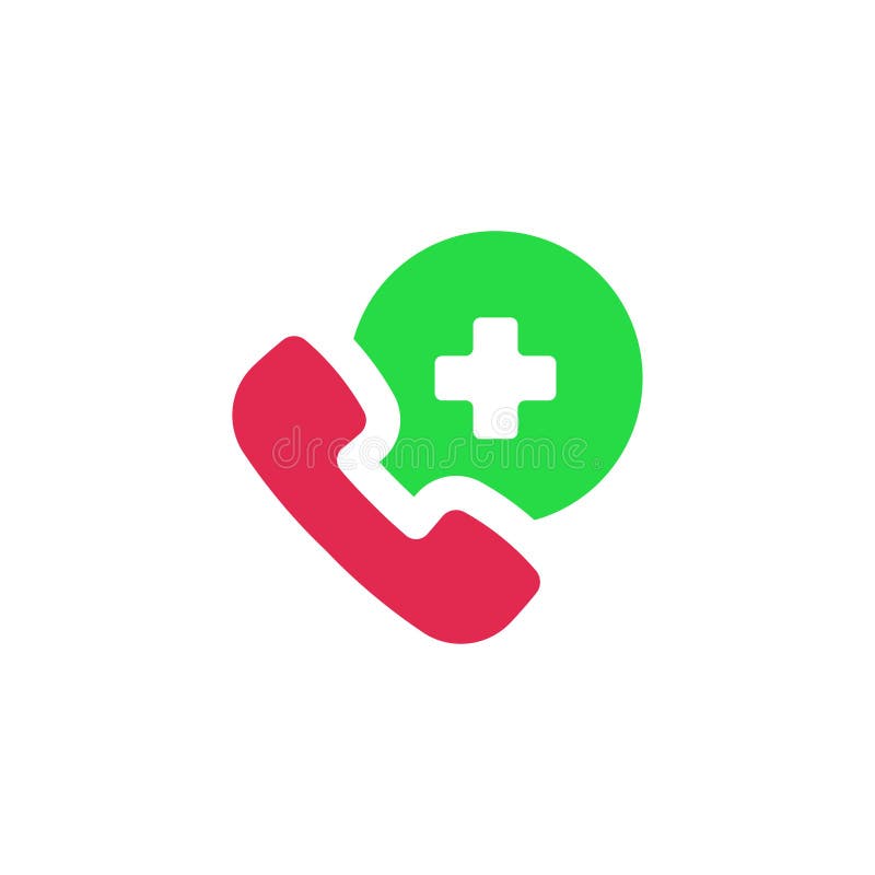 Emergency Call Icon, Emergency Icon, Hotline for Help Desk. Vector ...