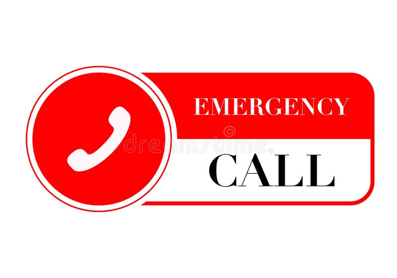 Emergency call icon. stock vector. Illustration of dial - 333076298