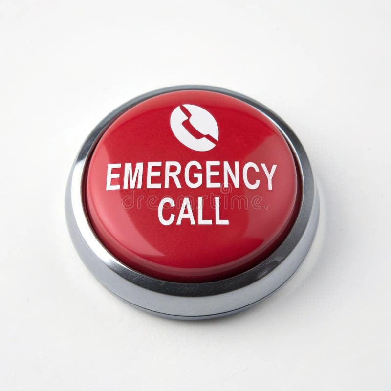 Emergency Call Isolated on Transparent Background Stock Illustration ...