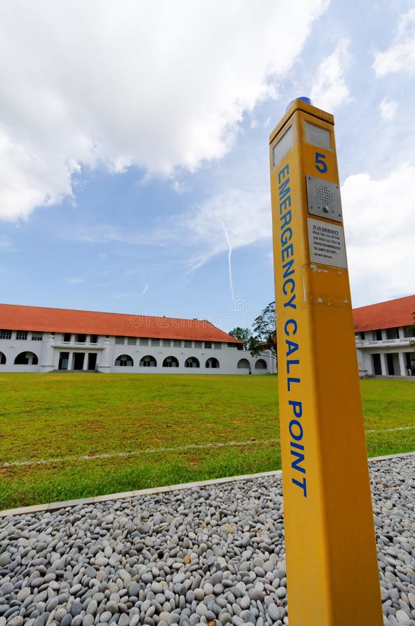 Emergency call point stock image. Image of university - 8854853