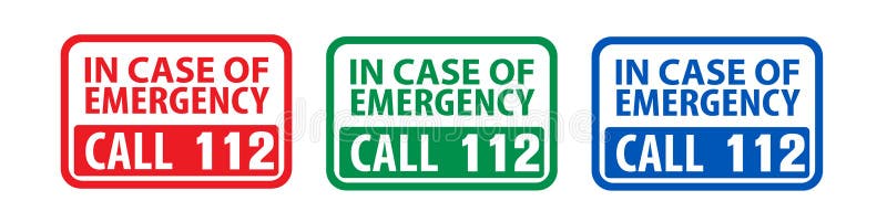 Emergency call sign stock vector. Illustration of rescue - 207141593