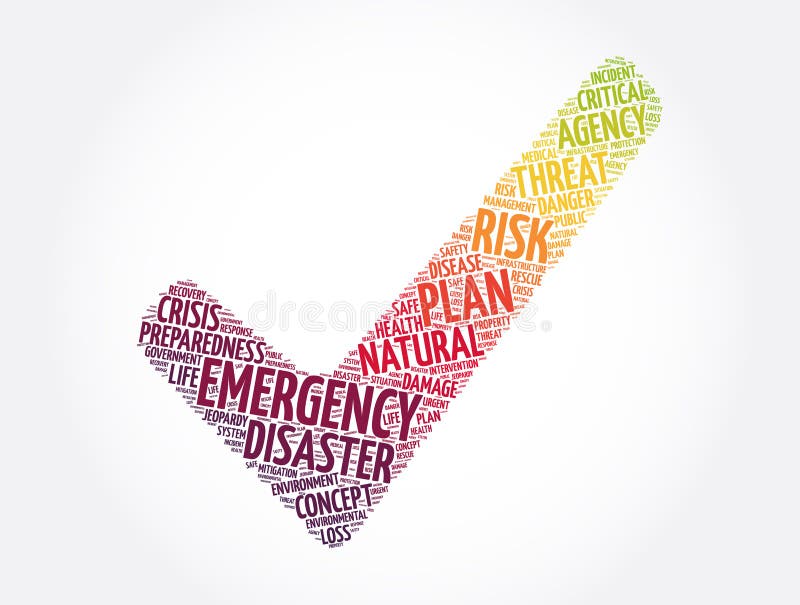 Cloud Emergency Preparedness Word Stock Illustrations – 63 Cloud ...