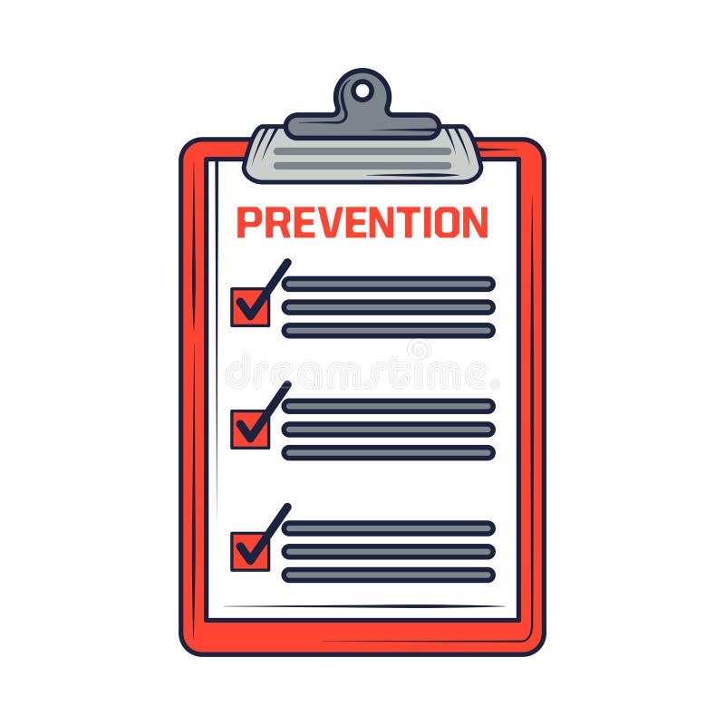 Prevention Checklist Stock Illustrations – 770 Prevention Checklist ...