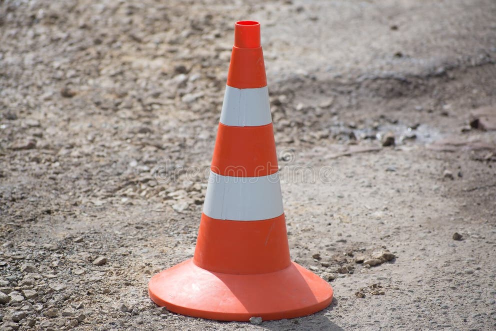 Emergency cone stock image. Image of alarm, crash, hazard - 94720029