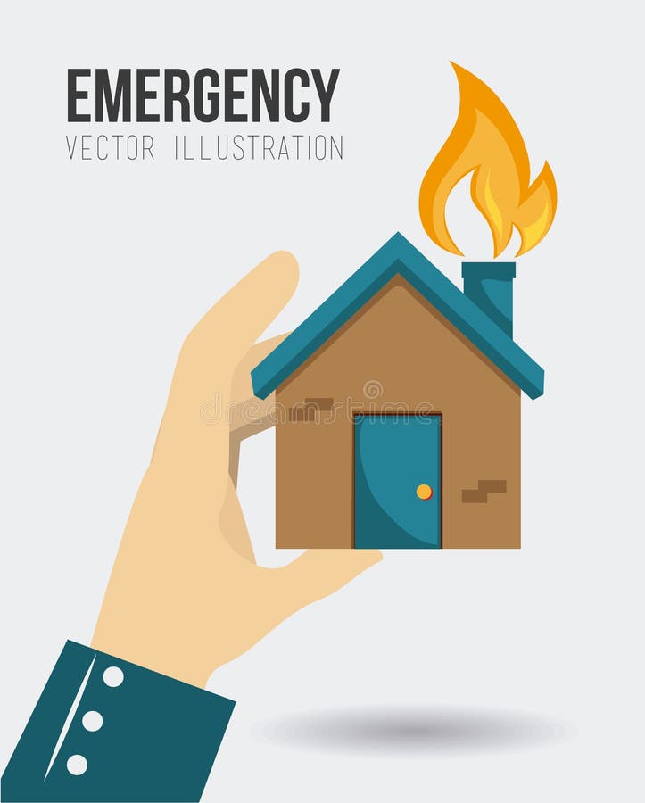 Emergency Design, Vector Illustration. Stock Vector - Illustration of ...