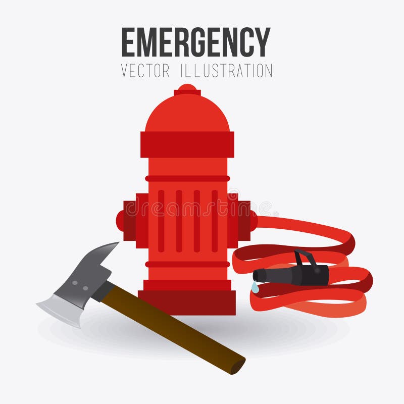 Emergency Design, Vector Illustration. Stock Vector - Illustration of ...