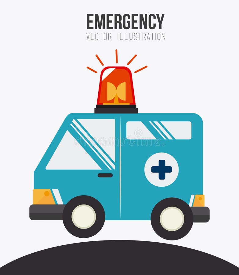 Emergency Design, Vector Illustration. Stock Vector - Illustration of ...