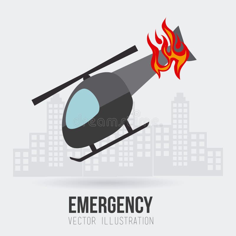 Emergency Design, Vector Illustration. Stock Vector - Illustration of ...