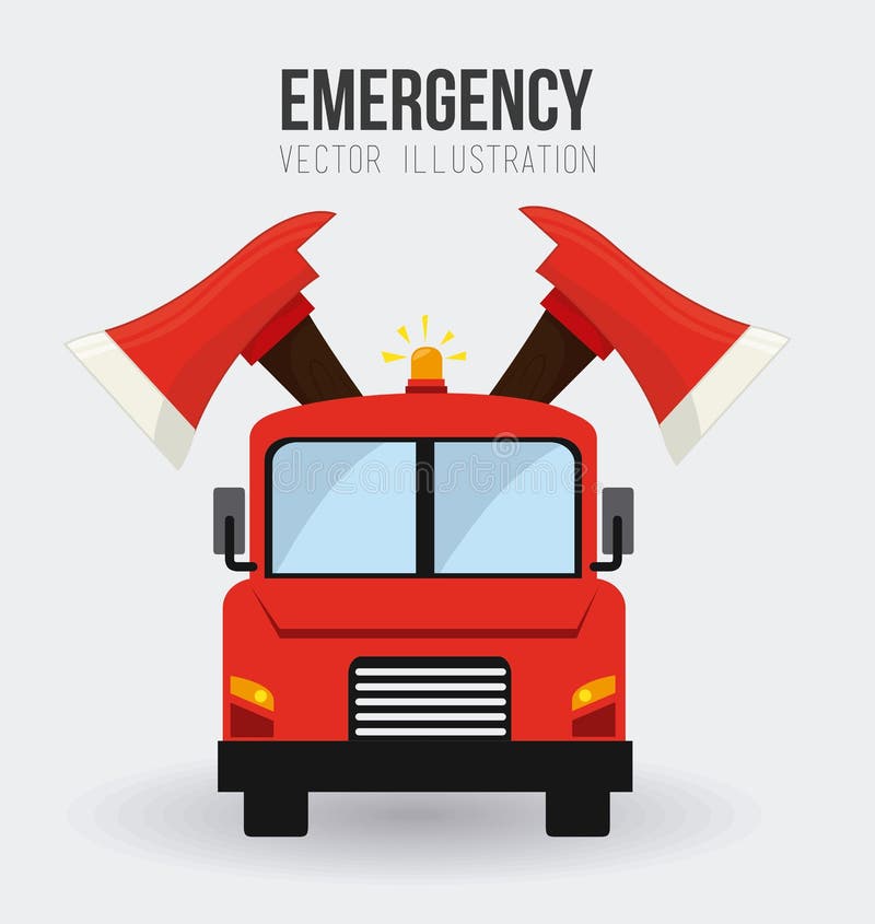 Emergency Design, Vector Illustration. Stock Vector - Illustration of ...