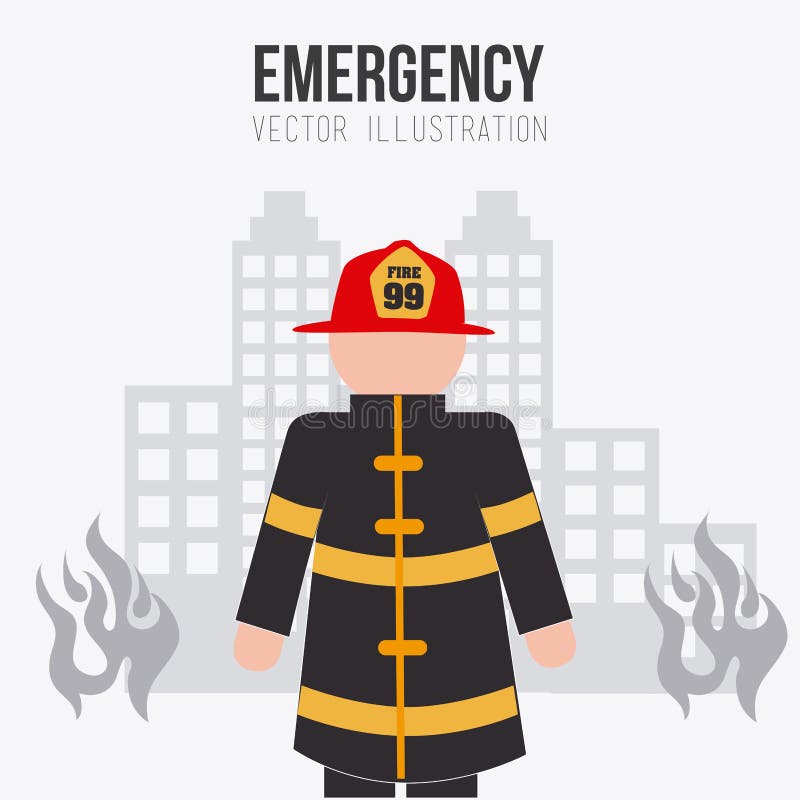Emergency Design, Vector Illustration. Stock Vector - Illustration of ...