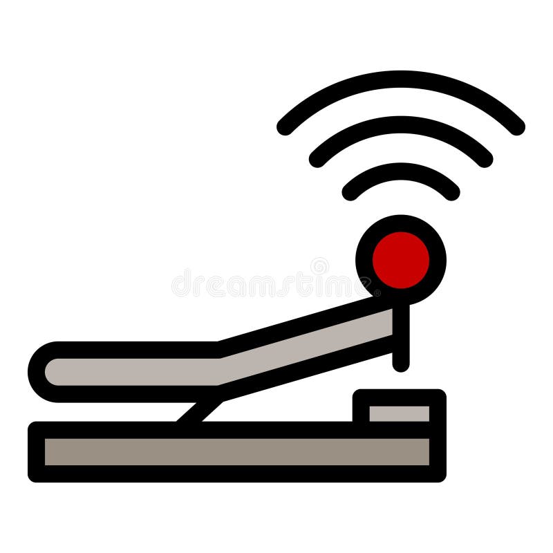 Emergency Dial Icon Vector Flat Stock Illustration - Illustration of ...