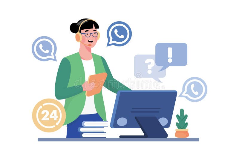 Emergency Dispatcher Stock Illustrations – 134 Emergency Dispatcher ...