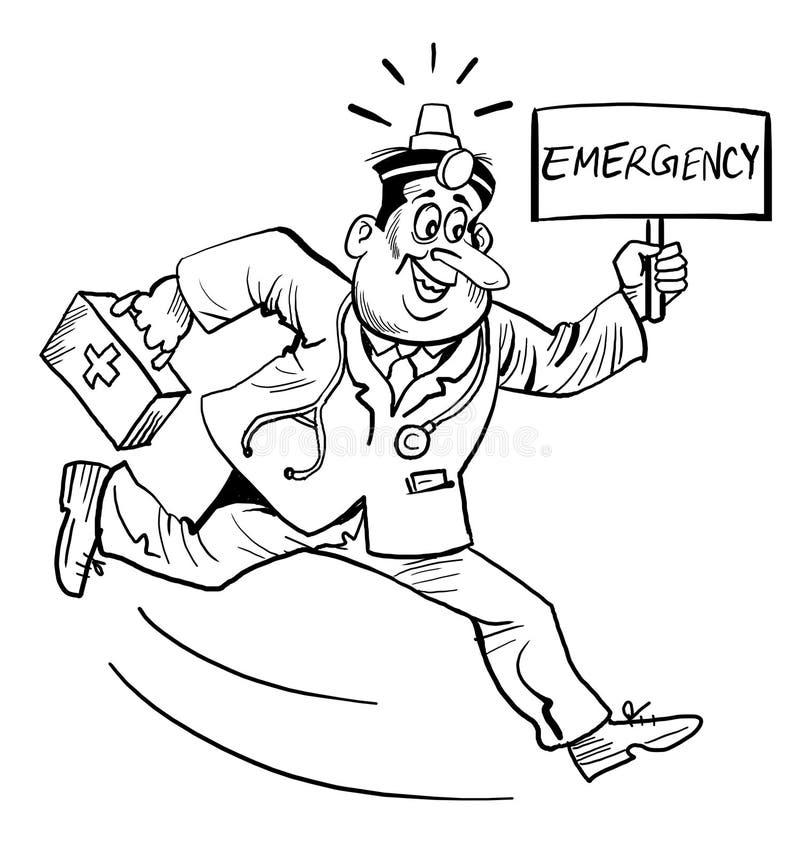 Emergency Doctor Drawing Stock Illustrations – 3,515 Emergency Doctor ...