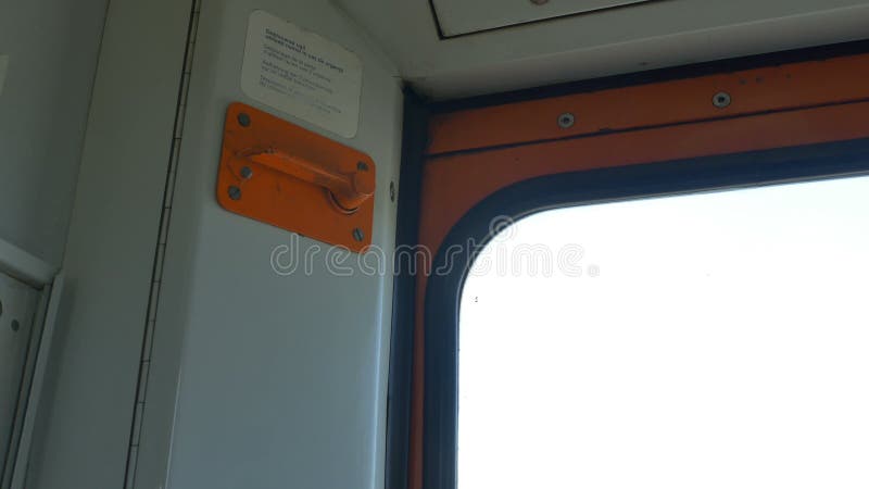 Emergency Door Release Lever Stock Footage - Video of logistics, hatch ...