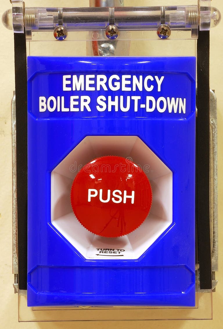 Emergency Boiler Shut Off Sign Stock Photos - Free & Royalty-Free Stock ...