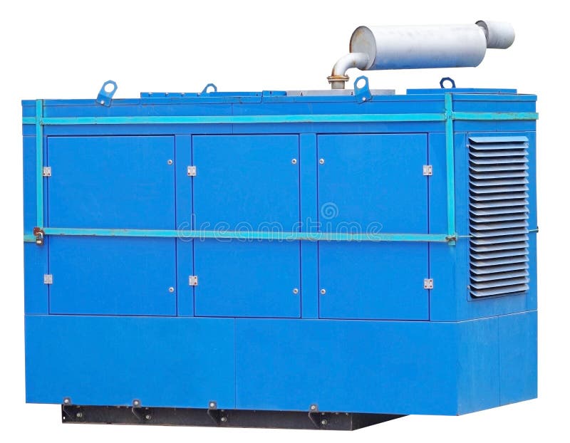 Emergency Electric Power Generator Box Stock Image - Image of ...