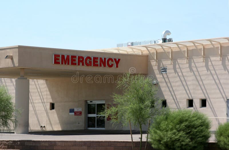 Emergency Hospital Building Stock Photo - Image of medicine, majestic ...